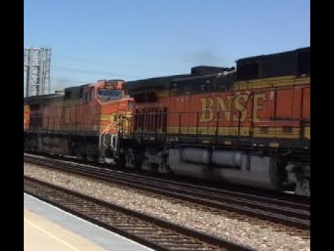 BNSF 7614 E @Commerce, Calif. - YouTube