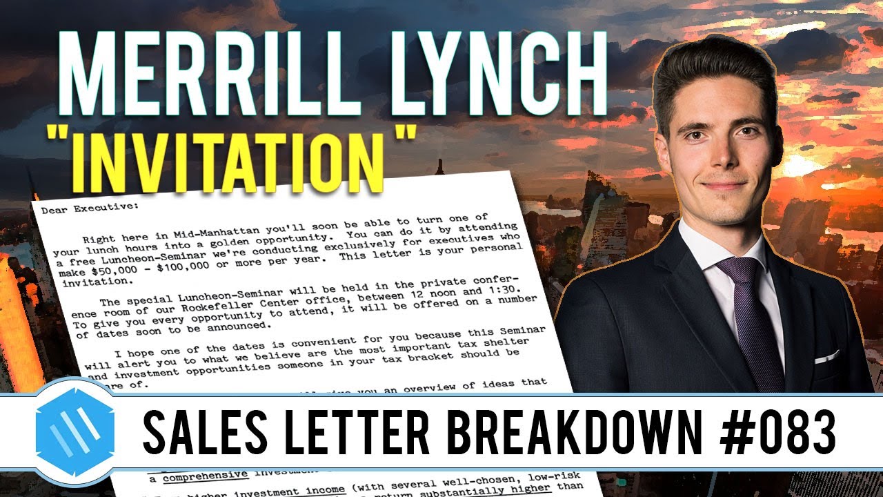 Merrill Lynch | "Personal Invitation" Sales Letter Breakdown (Proven ...