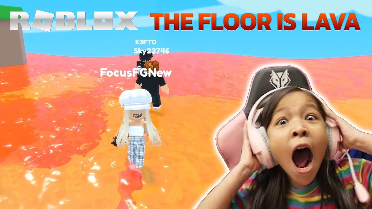 [ Roblox ] The Floor is LAVA [ roblox ] ลาวา - YouTube