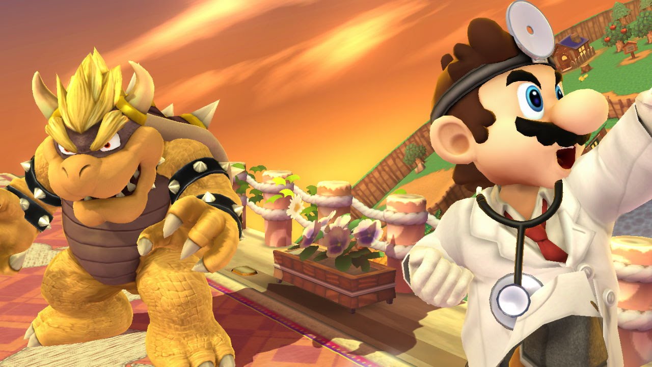 Dr. Mario vs Bowser Smash 4 - YouTube