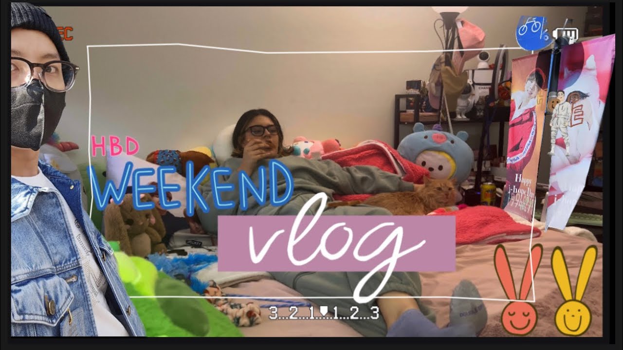 Weekend VLOG/ Happy Hobi B-day & cooking night 🧸 With a little of ...