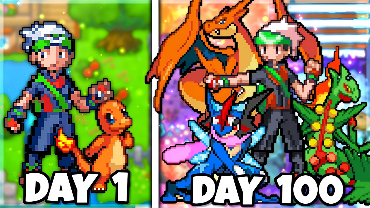 I Played Pokemon Lost Artifact For 100 Days| Pokemon 100 DAYS - YouTube