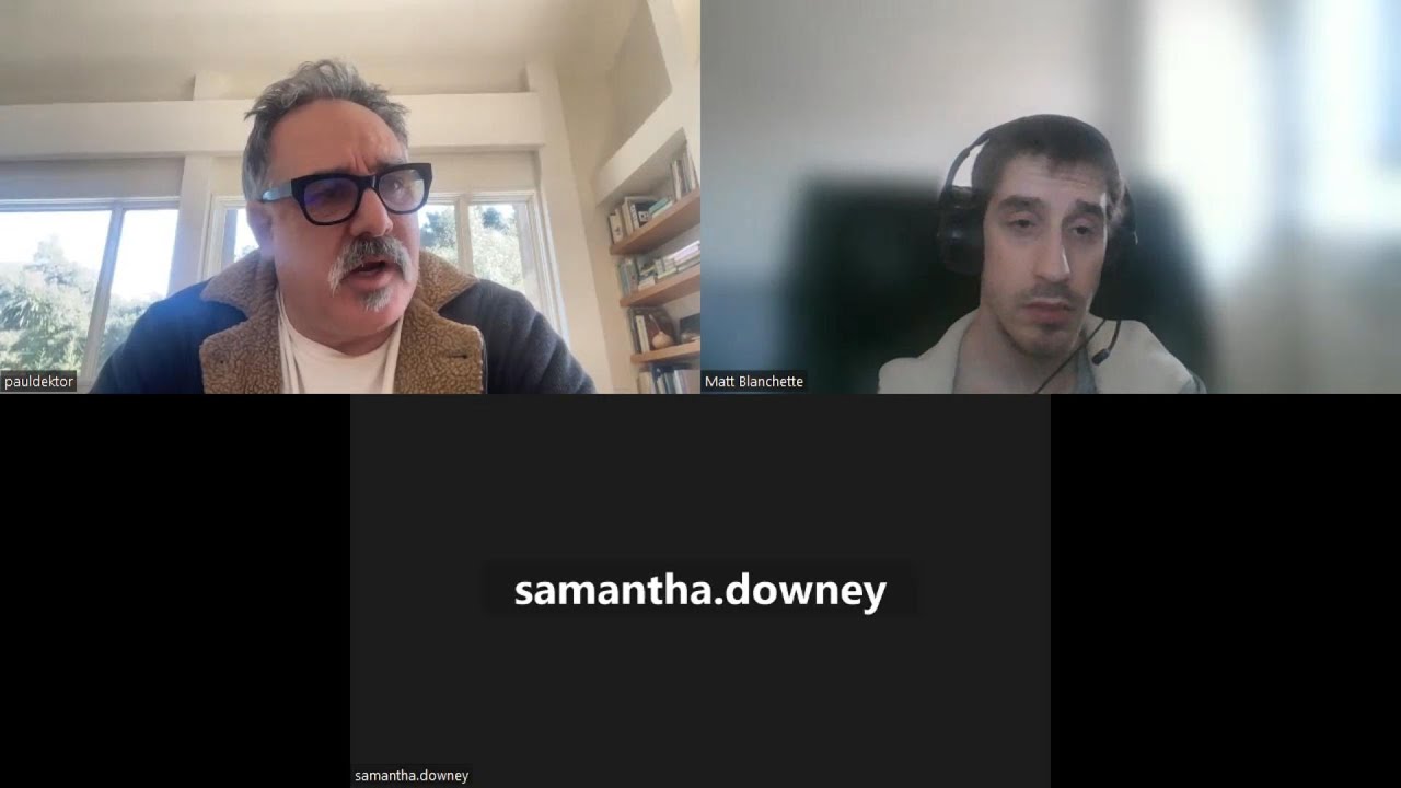 Matt Blanchette interviews Paul Dektor - YouTube