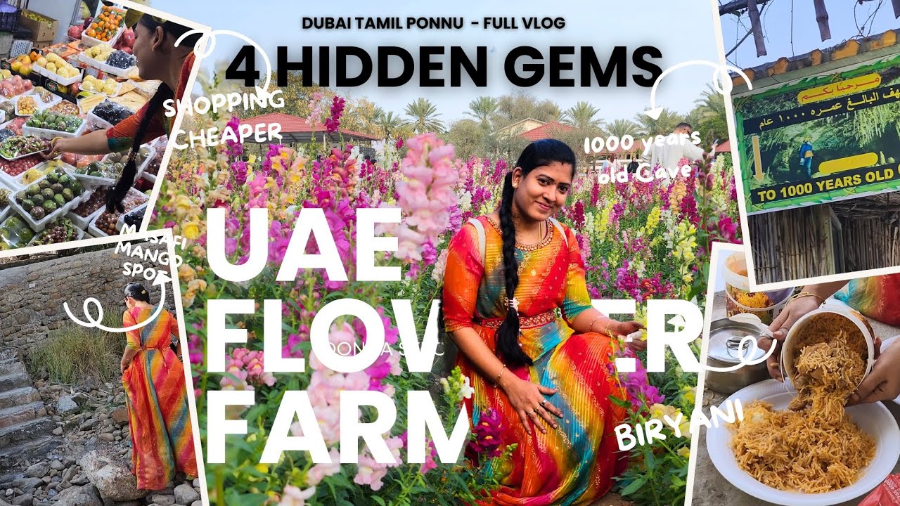 😍UAE flower farm🤩 hidden gems in dubai🤪 #UAE #flower #farm #hiddengems ...