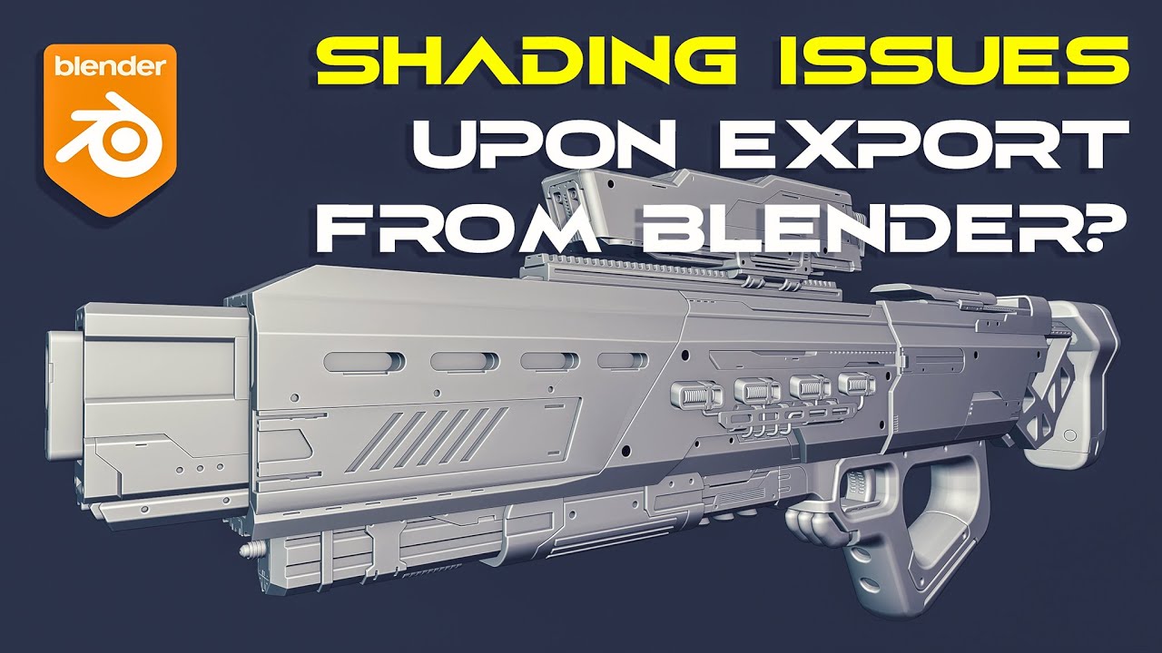 How to solve Blender export related SHADING issues - triangulation and ...