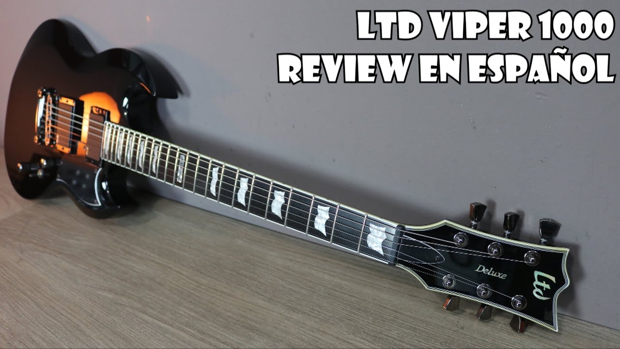 LTD VIPER 1000 🎸 INCREÍBLE GUITARRA Calidad precio! 🎸 Review en Español ...