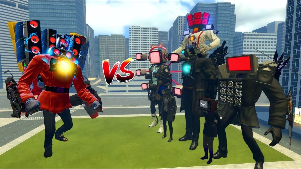 NEW UPGRADED TITAN SPEAKERMAN VS ALL BOSSES TITAN TV MAN, SPEAKER MAN ...