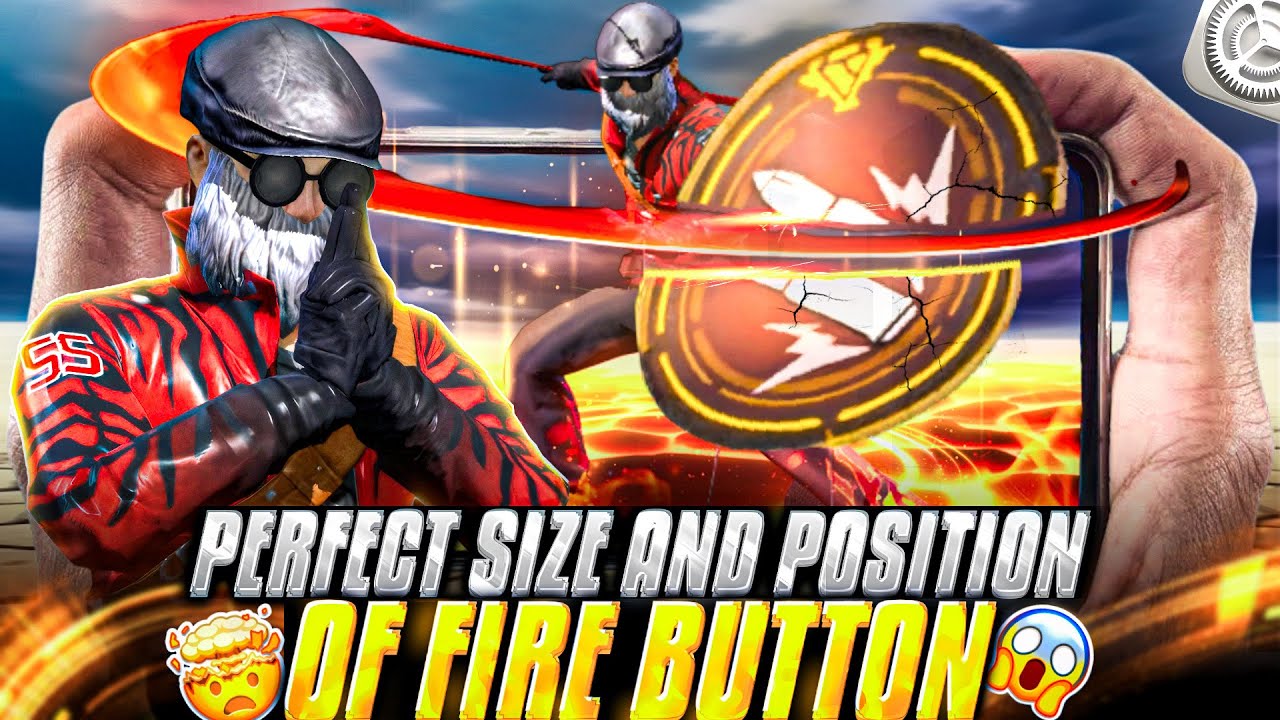HOW TO FIND PERFECT FIRE BUTTON 🔥SIZE AND POSITION 🚀IN FIRE FIRE 🔥 🥷 ...