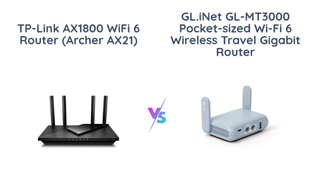 TP-Link AX1800 WiFi 6 Router vs GL.iNet GL-MT3000 - Comparison & Review ...