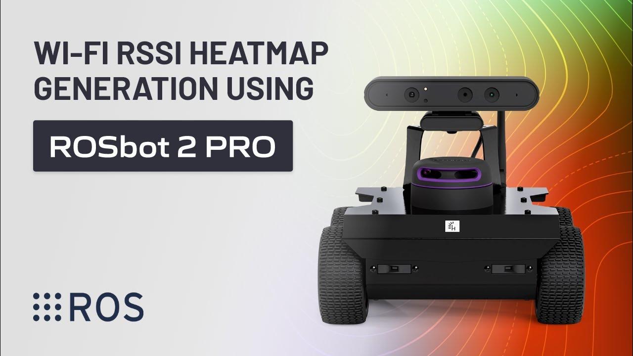 Wi-Fi RSSI heatmap generation using ROSbot 2 PRO - YouTube
