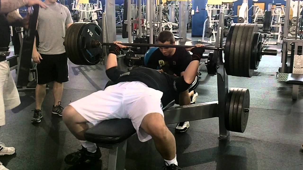 Tom Nash 550 lbs Bench Press - YouTube