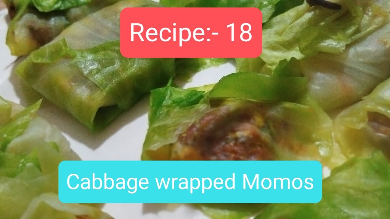 Cabbage wrapped Veg momos ll Momos without maida ll Recipe :- 19 ll By ...