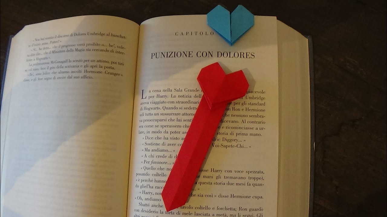 [TUTORIAL] Segnalibro in origami - YouTube