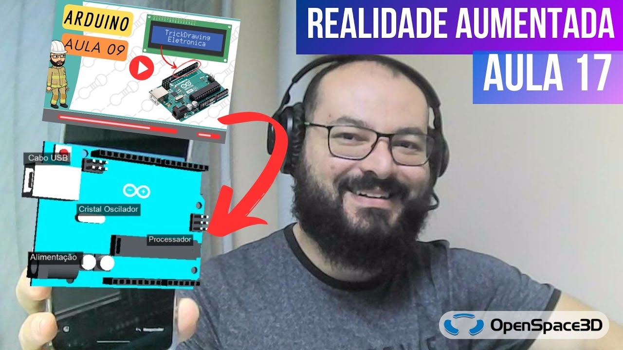 Aula 17 - Curso de Realidade Aumentada Open Space 3D - Inserindo vídeos - YouTube