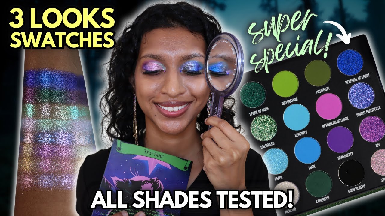 NEW Mad Witch Cosmetics The Star: 3 Looks, Swatches Review - YouTube