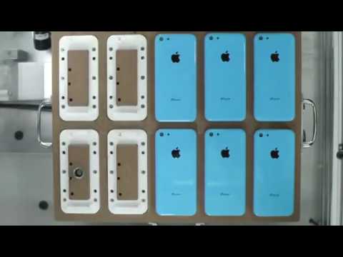 How Apple iphone 5C is made in factory - YouTube