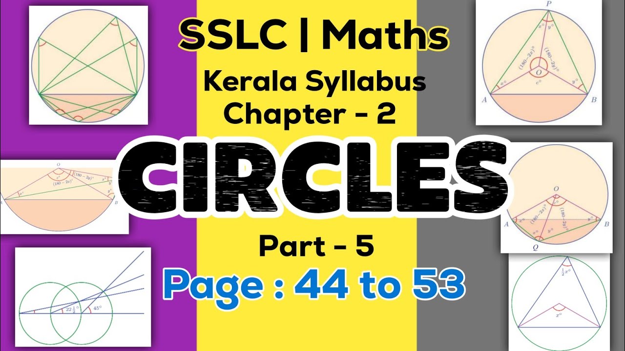 SSLC maths chapter 2 circles page 44 45 46 47 48 49 50 51 52 53 kerala ...