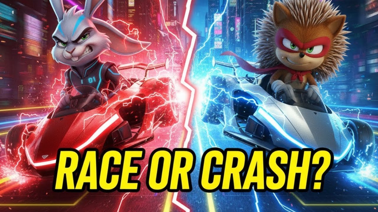 Rolo vs Blaze Ultimate Cyber Speed|Rolo & Luna Tales | Kids 3D ...