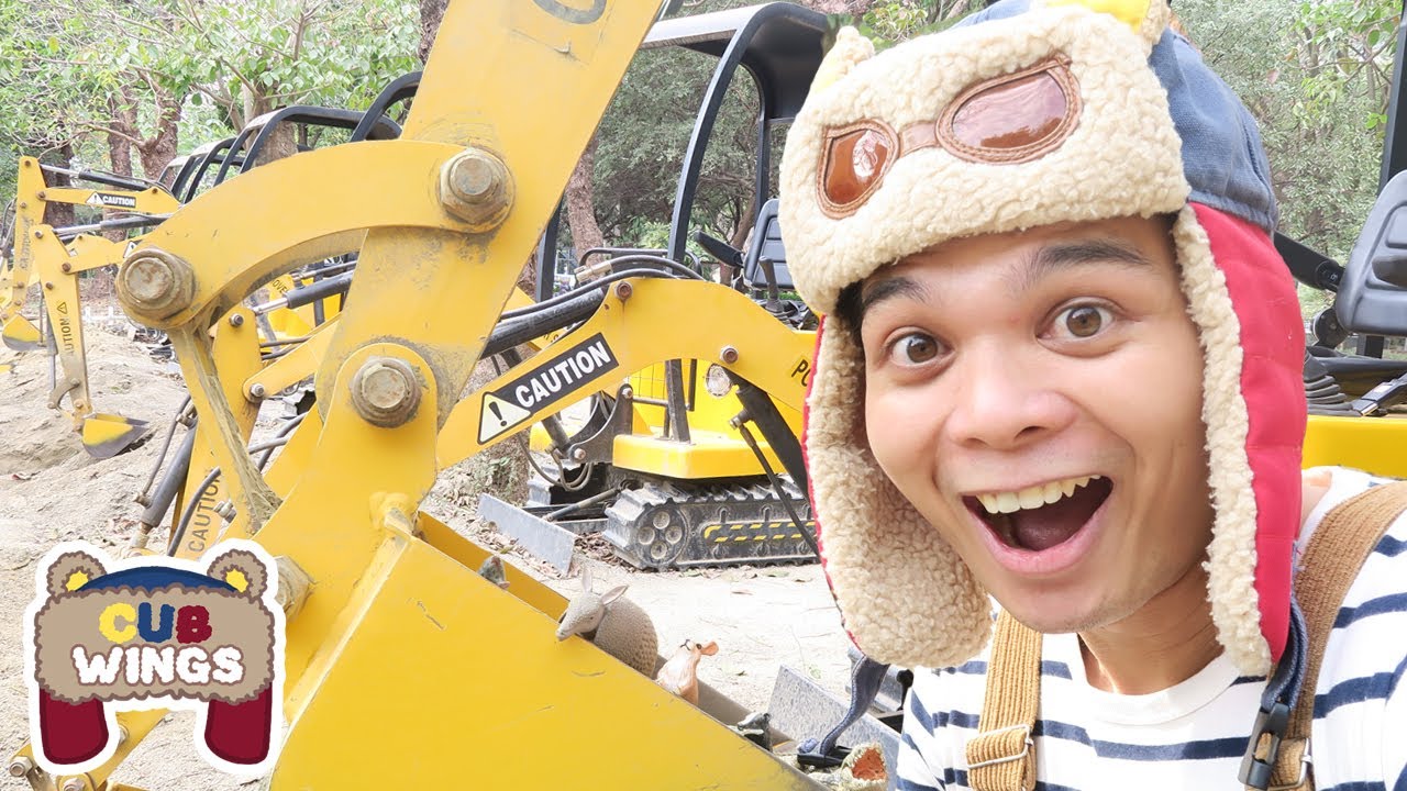 Learn About Digger Animals Using Excavators and Diggers for Kids | Cub ...