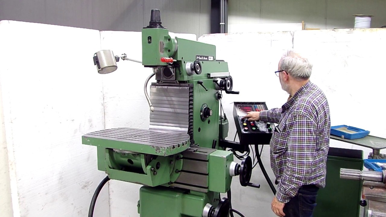 Metba MB2 milling machine demonstrated - YouTube