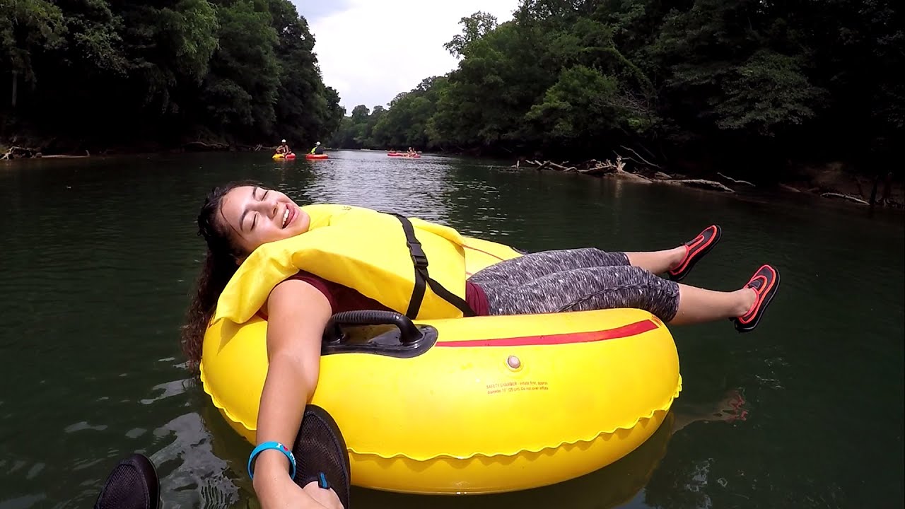 Tubing then visiting Stone Mountain! - YouTube