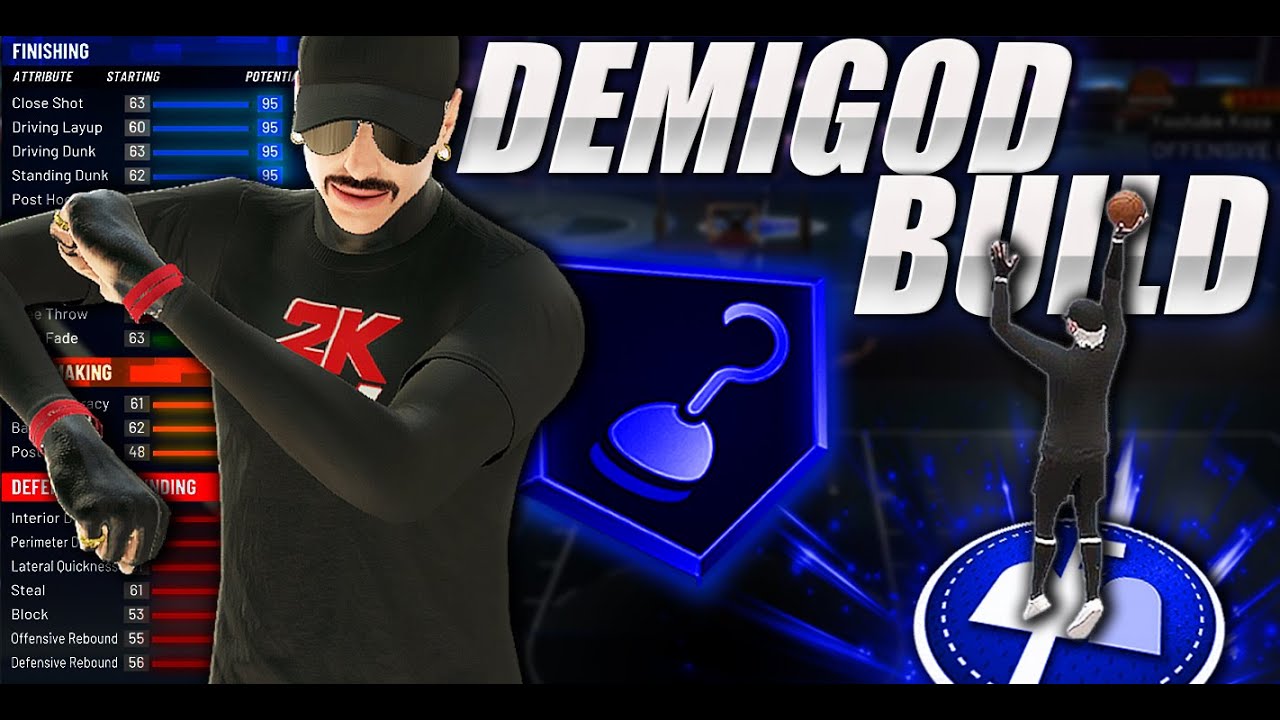 I JUST MADE THE ABSOLUTE BEST DEMIGOD BUILD ON NBA 2K22 CURRENT GEN ...