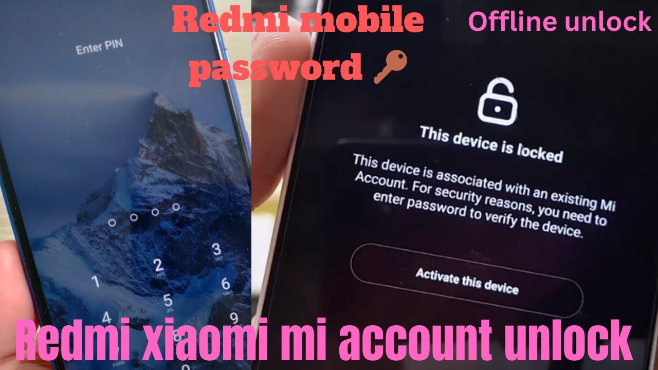 redmi password forgot/Mobile Ka Lock Kaise Tode ,Remove pattern lock in ...
