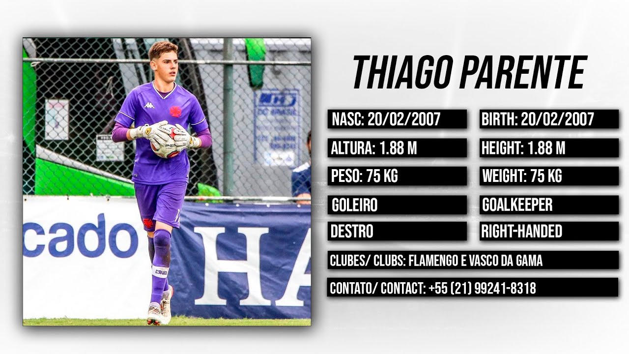 Thiago Parente - Goleiro - YouTube