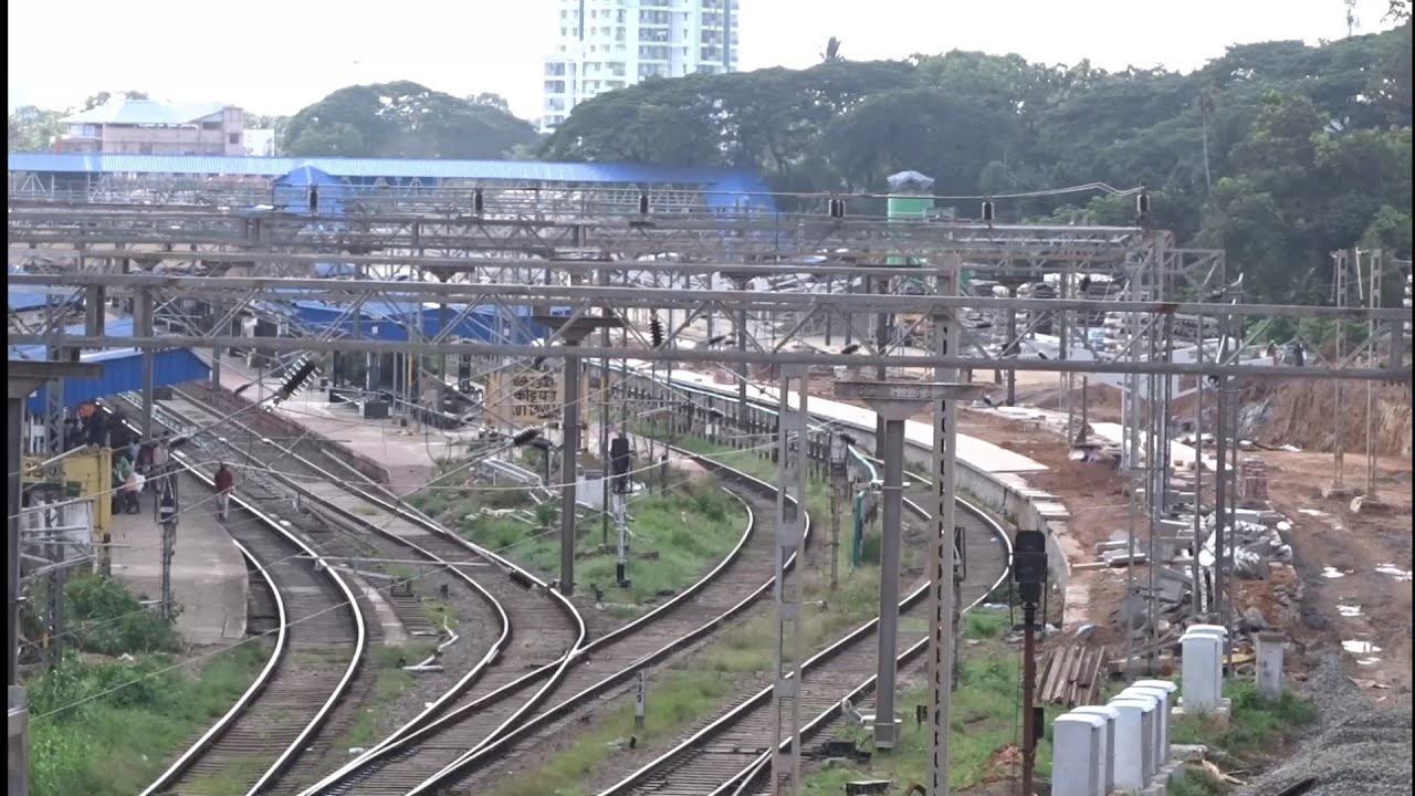 New look of Kottayam railway station | New platforms 1A, 4 & 5 - YouTube