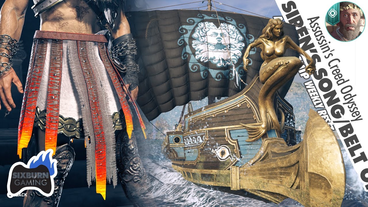 Assassin's Creed Odyssey Siren's Song Ship and Belt of Underworld ...