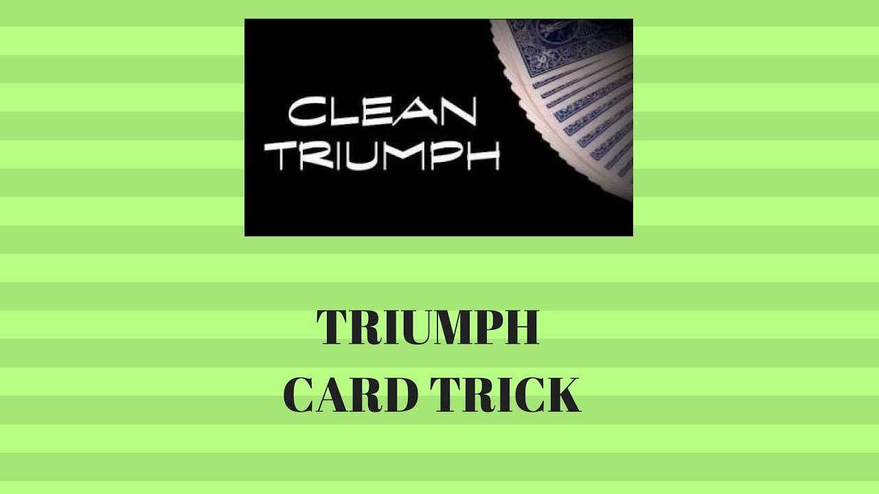 Triumph Card Trick - YouTube