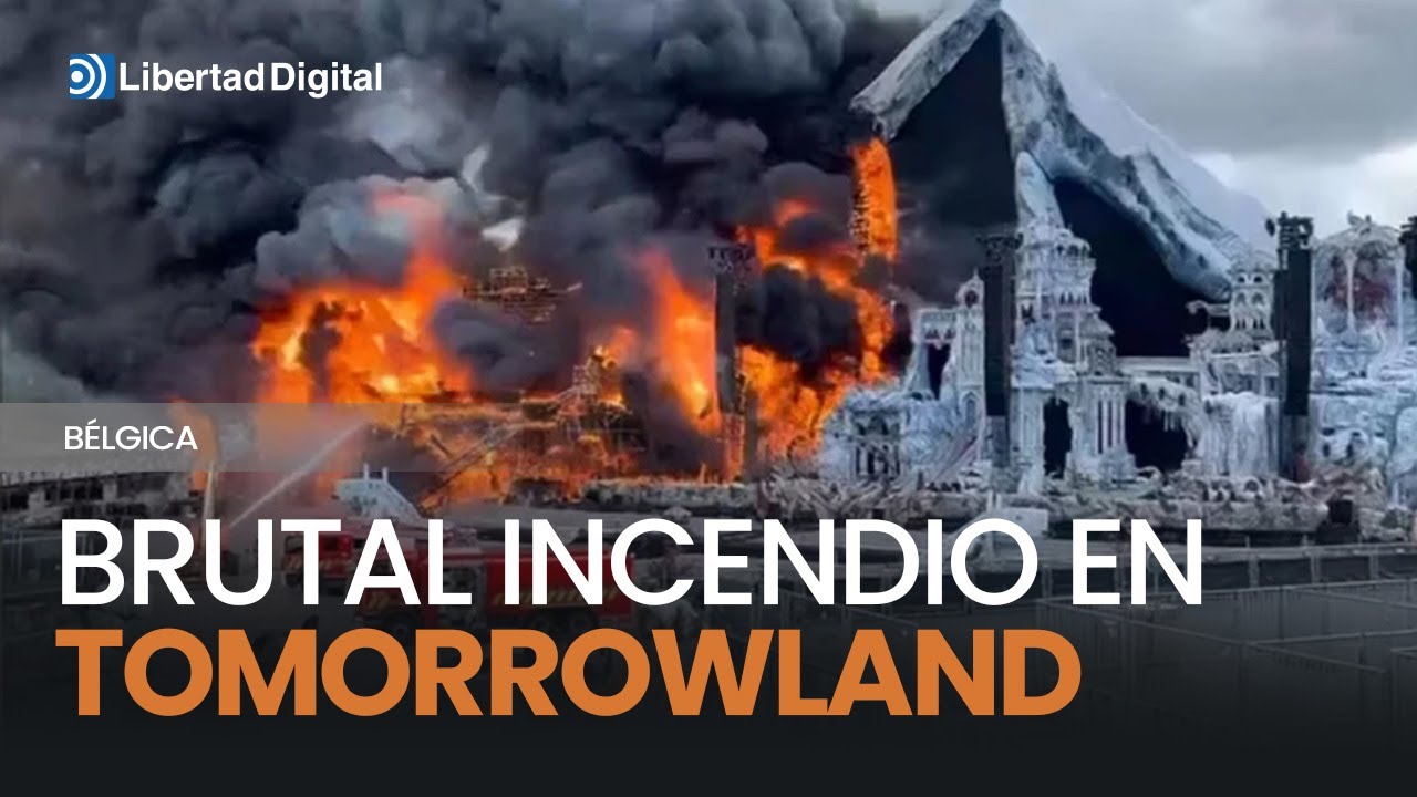 El escenario principal de Tomorrowland se incendia a dos días del ...