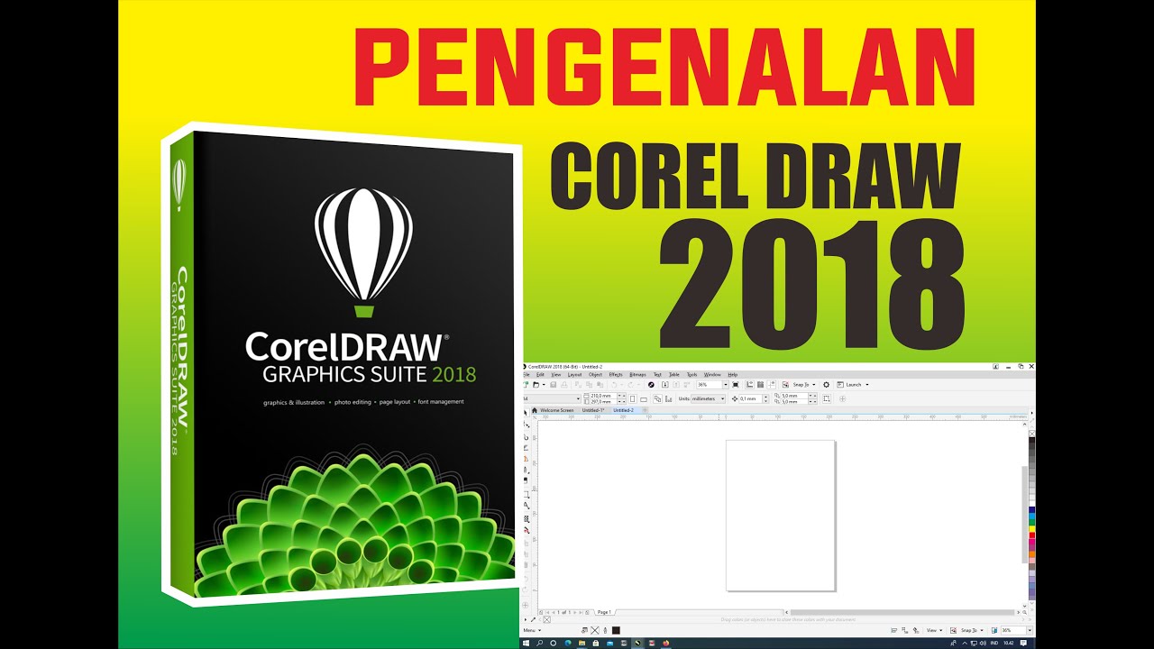 PENGENALAN COREL DRAW 2018 - YouTube
