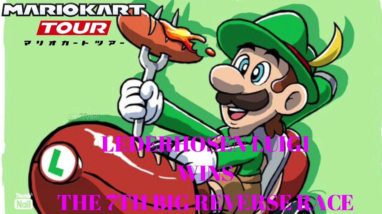 Lederhosen Luigi Wins The 7th Big Reverse Race - YouTube