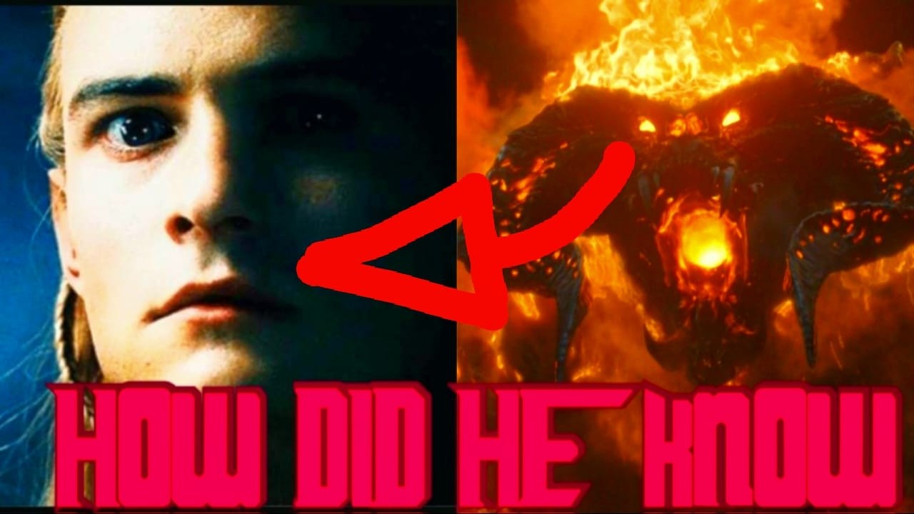 How Legolas Recognized the Balrog in Moria - YouTube