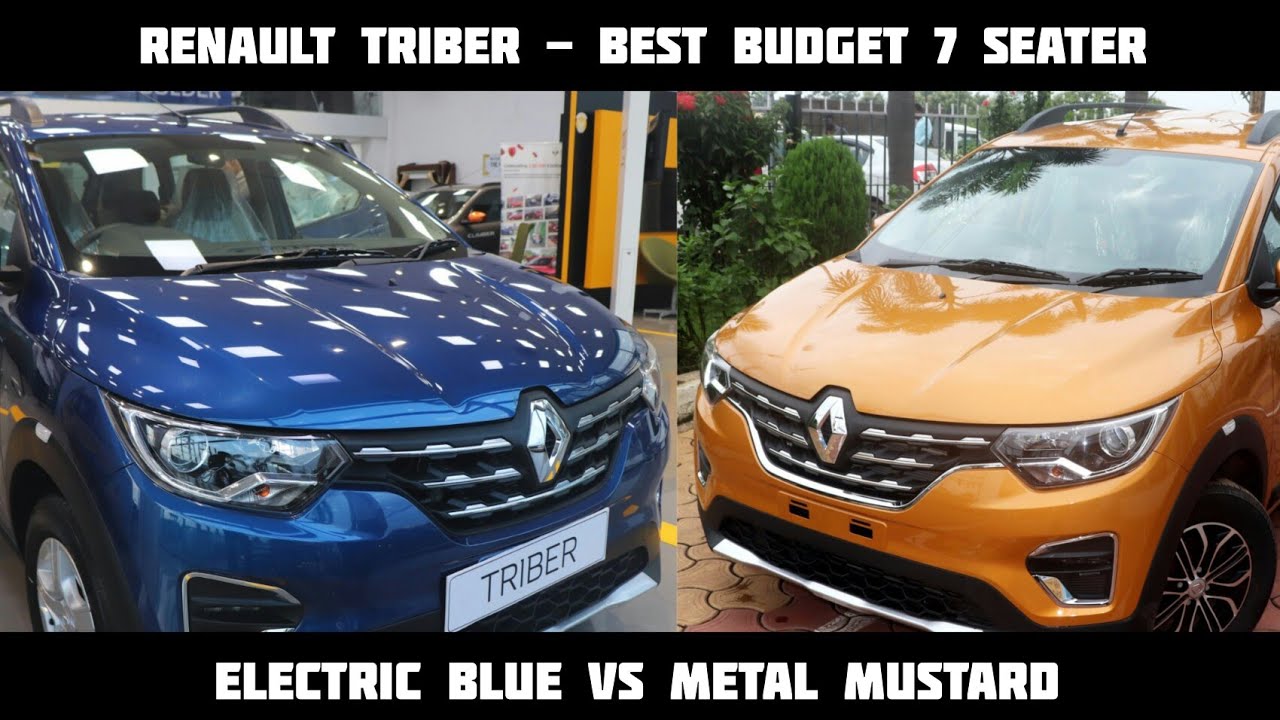 Renault Triber 7 Seater || RXZ Variant || - Electric Blue or Metal ...
