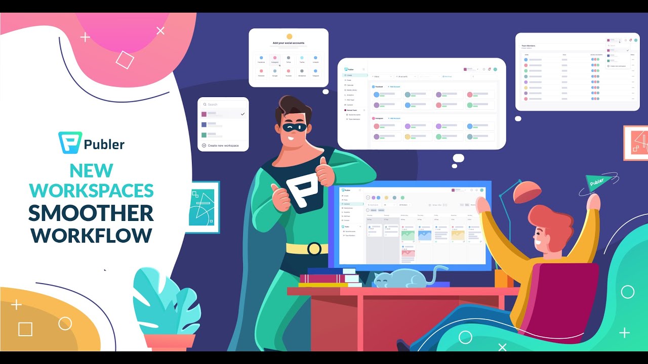 Publer Workspaces & New Layout Improvements | Video Tutorial - YouTube