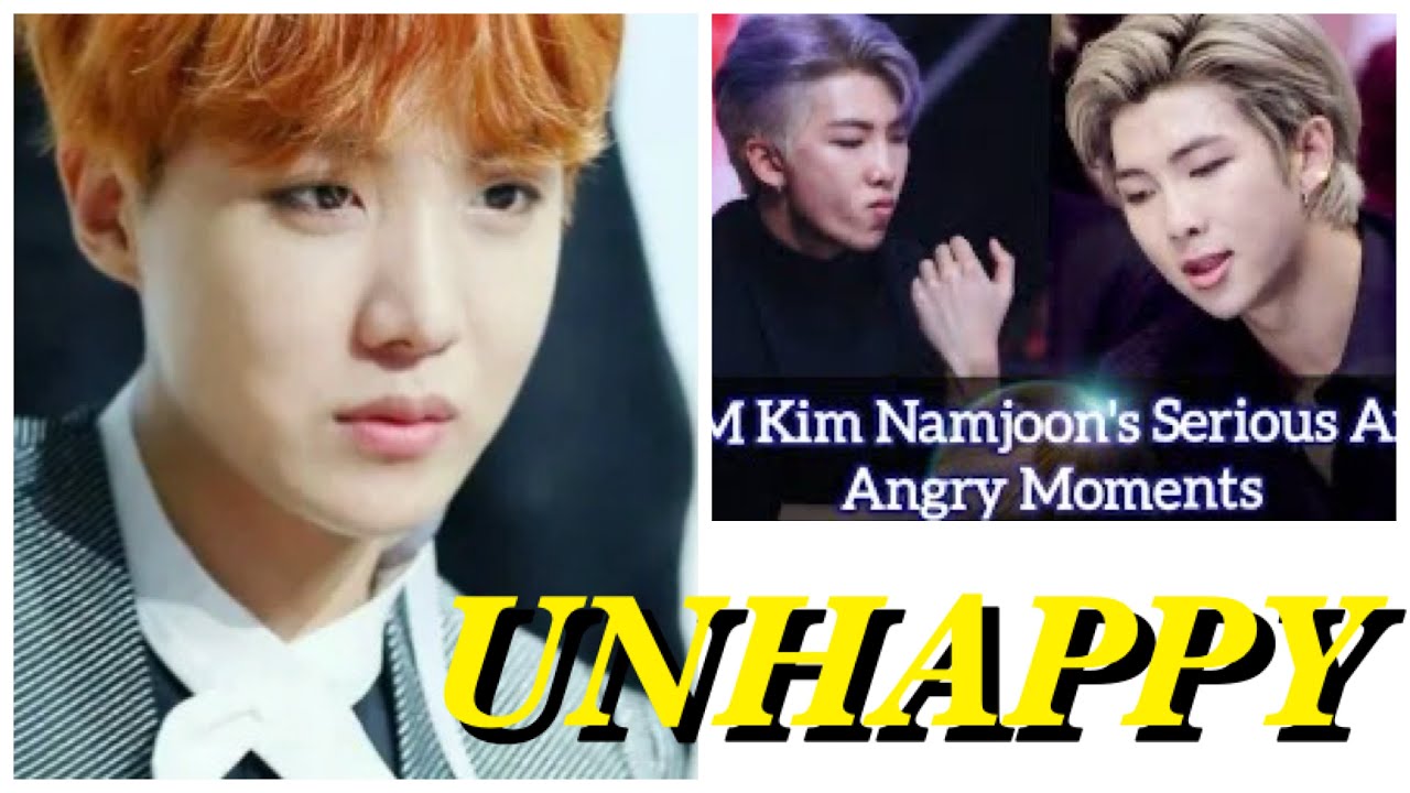 UNHAPPY 🛑 BTS : j-hope gradually getting angry towards the reactions of ...
