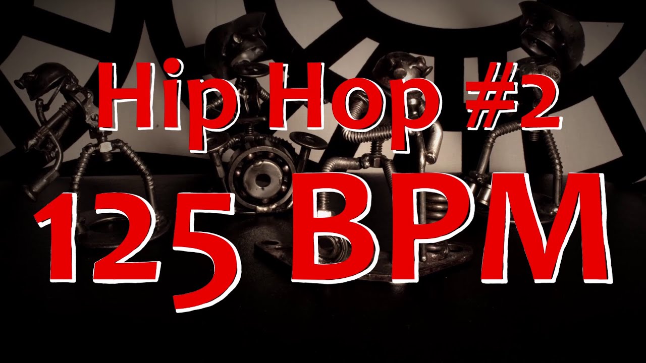 125 BPM - Hip Hop #2 - 4/4 Drum Beat - Drum Track - YouTube
