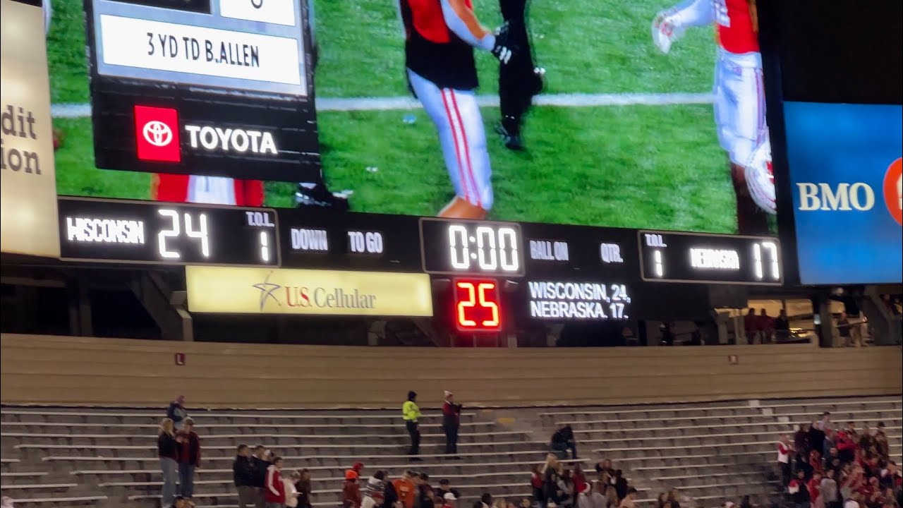 University of Wisconsin Marching Band 11-18-23 Badgers Take Lead in ...