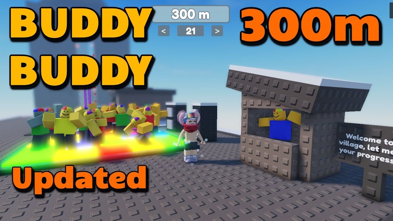 BUDDY BUDDY 200 - 300m TUTORIAL & WALKTHROUGH Roblox [ UPDATED ] - YouTube