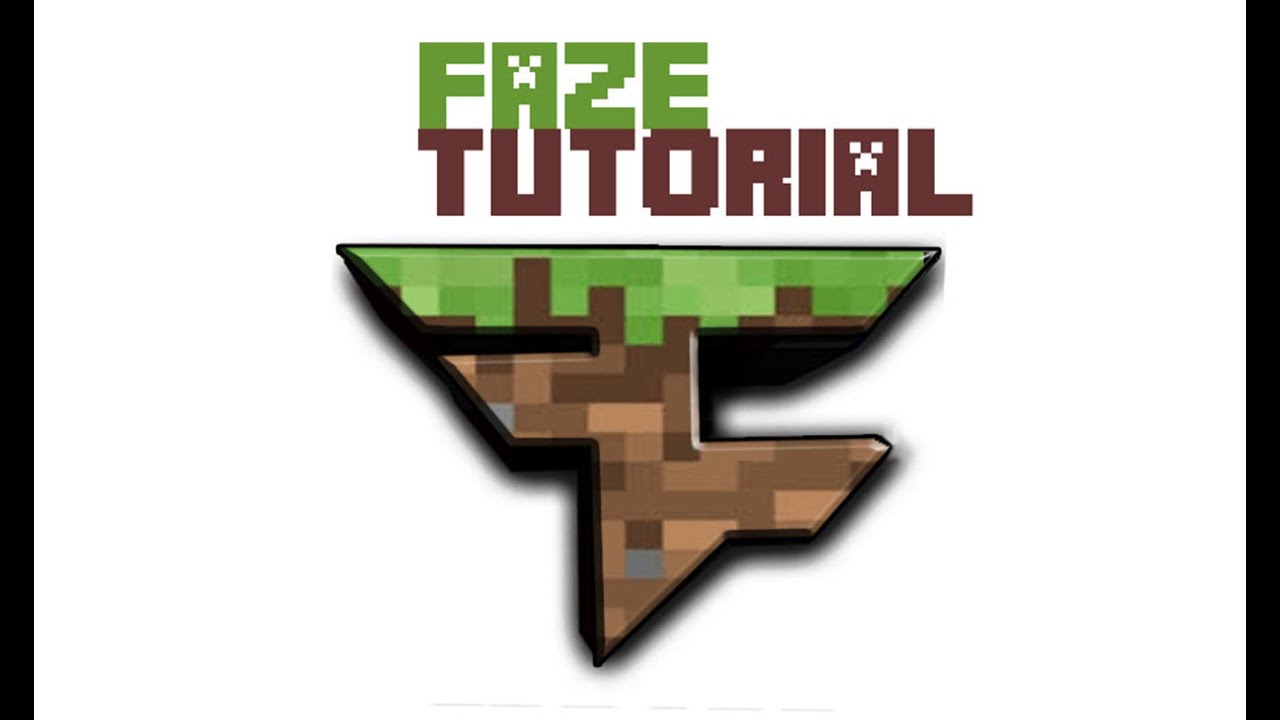How To Make A FaZe Logo (Minecraft Style) - YouTube