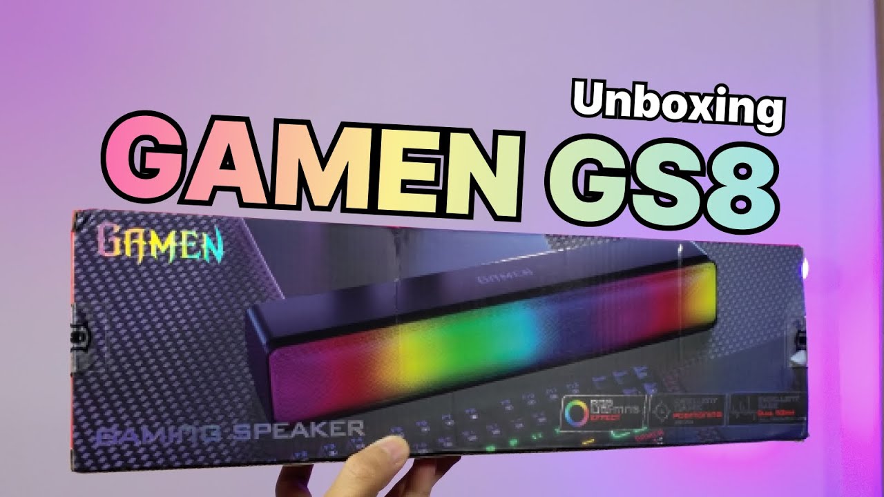 Rp150.000! Unboxing Gamen Gaming Speaker (Gamen GS 8) - YouTube