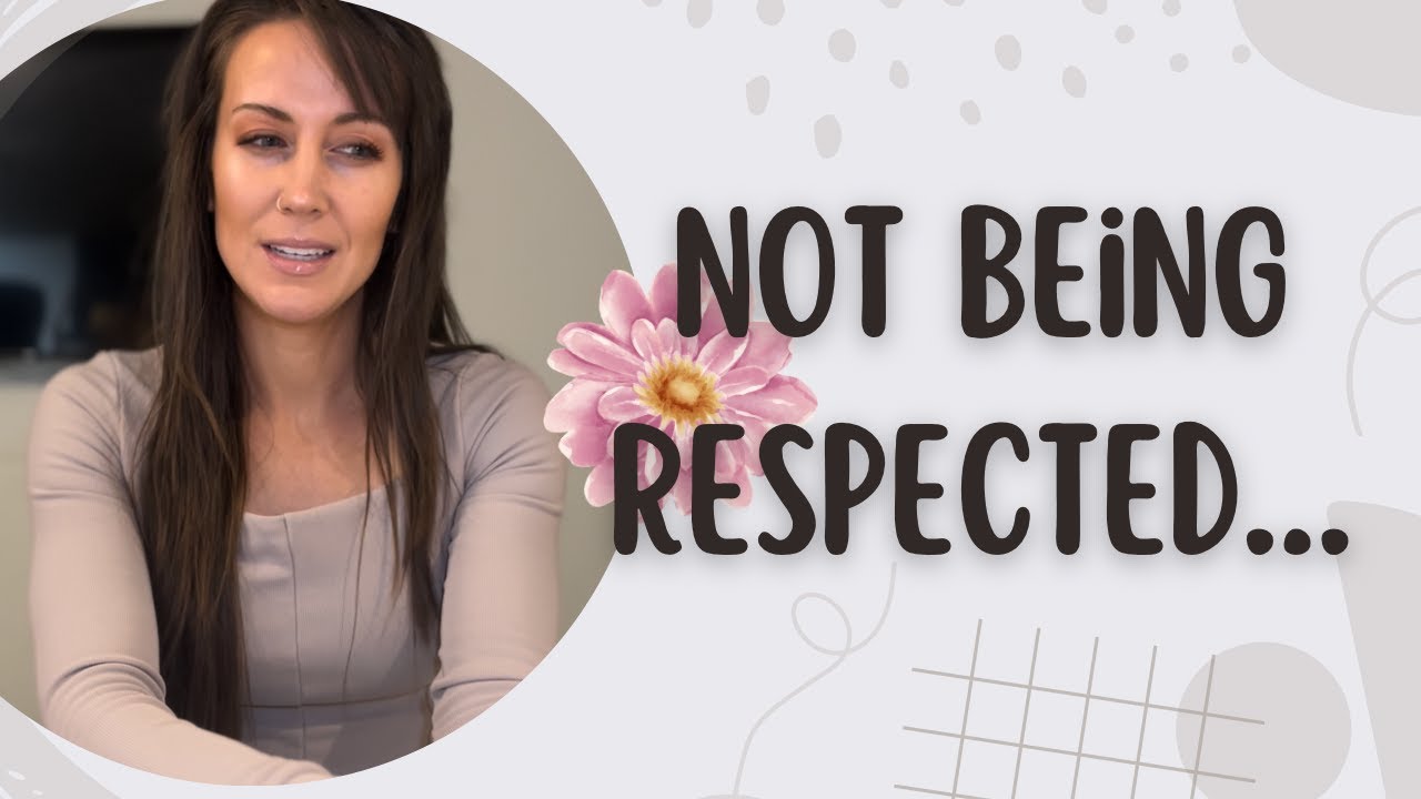 Maybe you are the reason you are not respected - YouTube