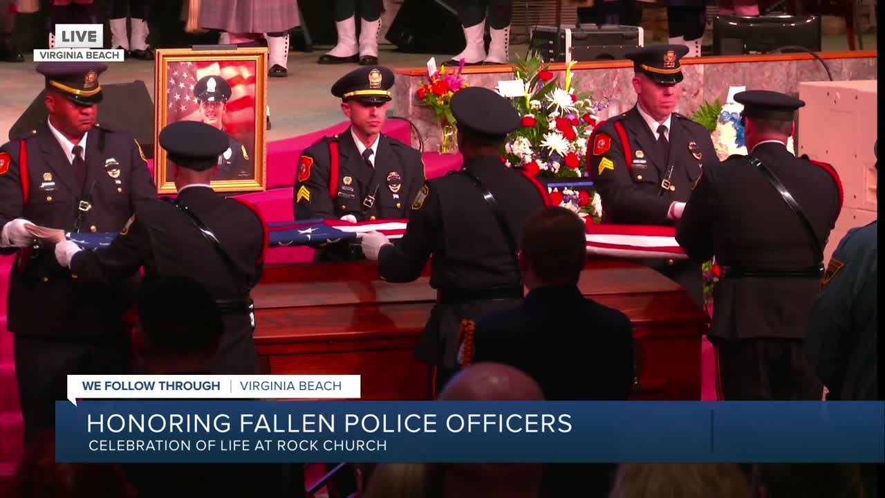 Full celebration of life service for fallen Virginia Beach police ...