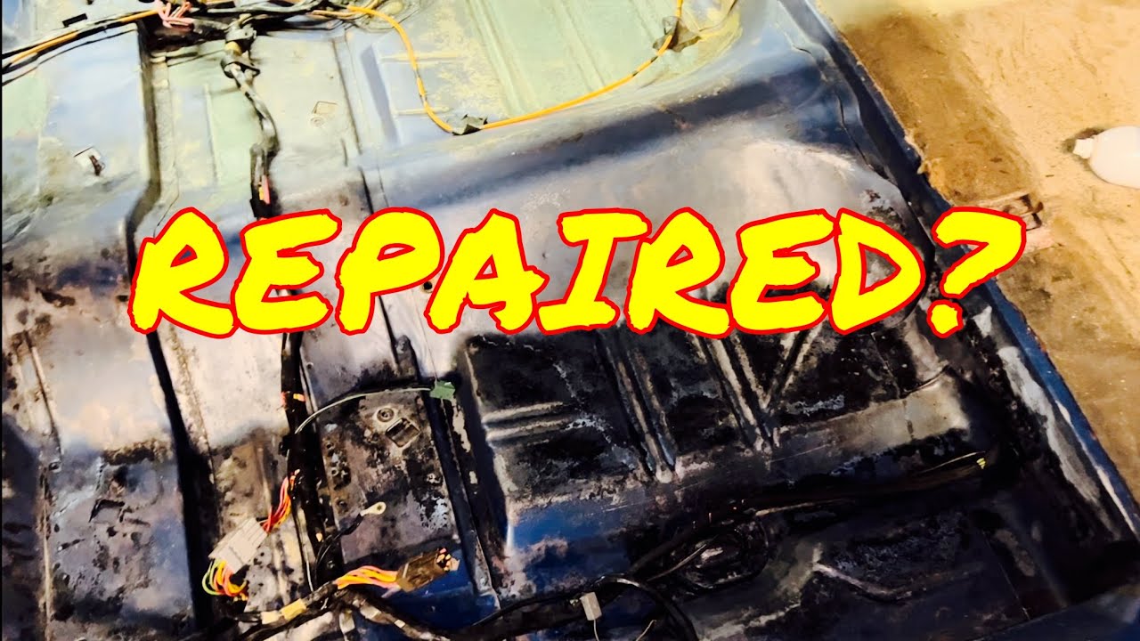 1975 Lincoln Continental - Floor Rust Repair - YouTube