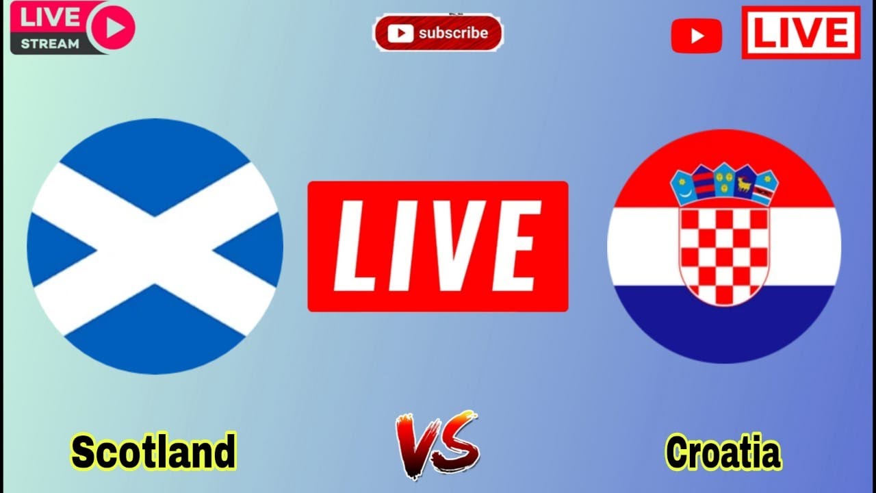 Scotland vs Croatia live match today score update | Croatia vs Scotland ...