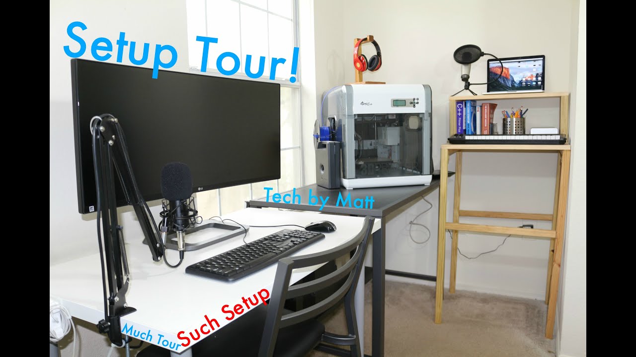 My 2016 ULTIMATE Gaming/Youtube Setup Tour! - YouTube