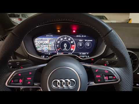 AUDI TT 2019 virtual cockpit plus (sport) change to the right - YouTube