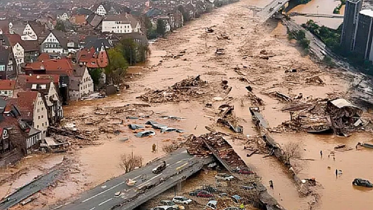 Now in Menorca Spain!! An unprecedented flood destroy Es Mercadal - YouTube